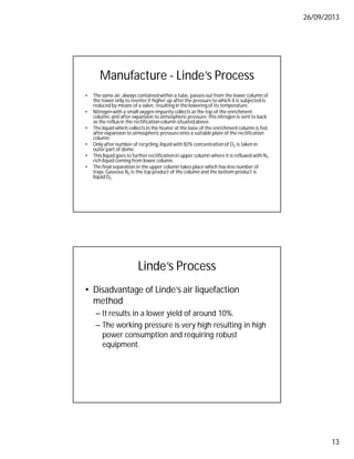 Oxygen and nitrogen Industries | PDF