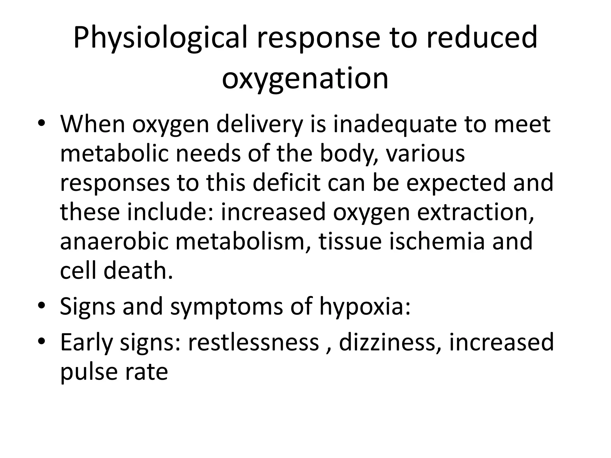 Oxygenation | PPTX