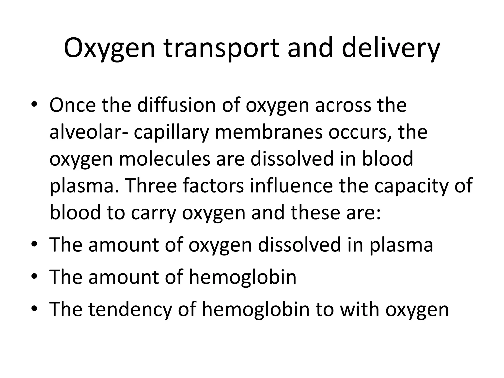 Oxygenation | PPTX