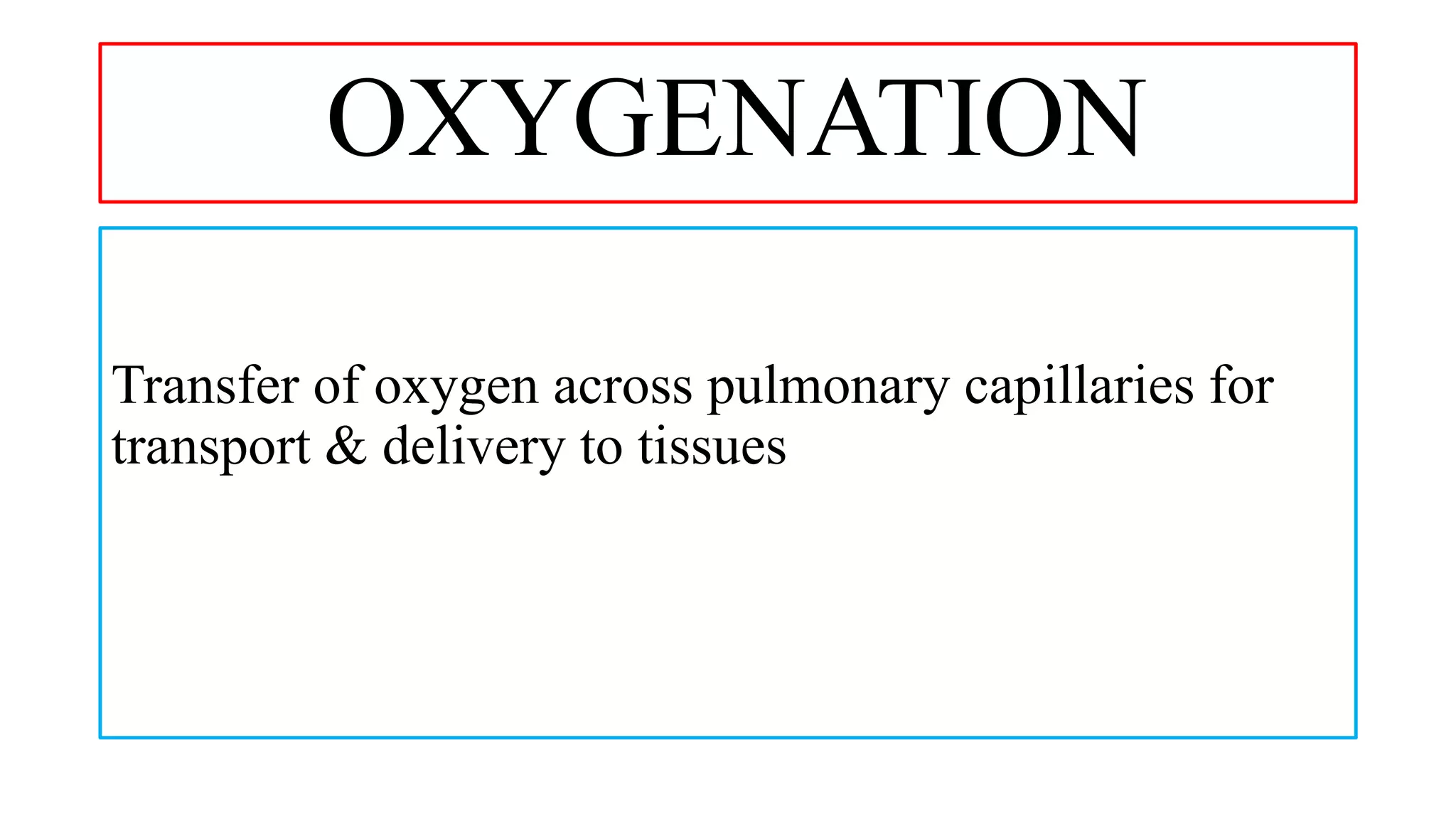 Oxygenation | PPT