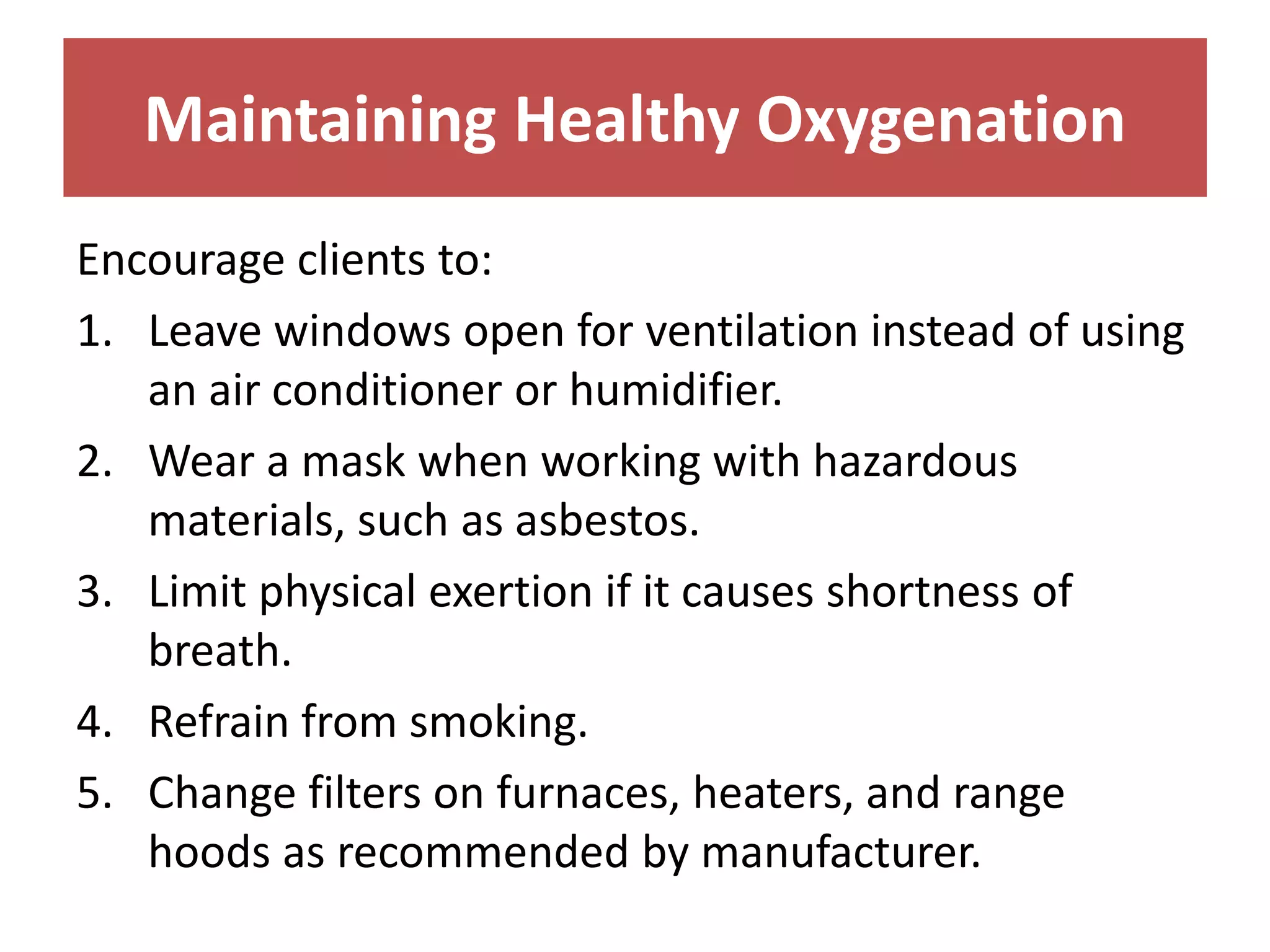 oxygenation.pptx | Lung and Respiratory Health | Diseases and Conditions