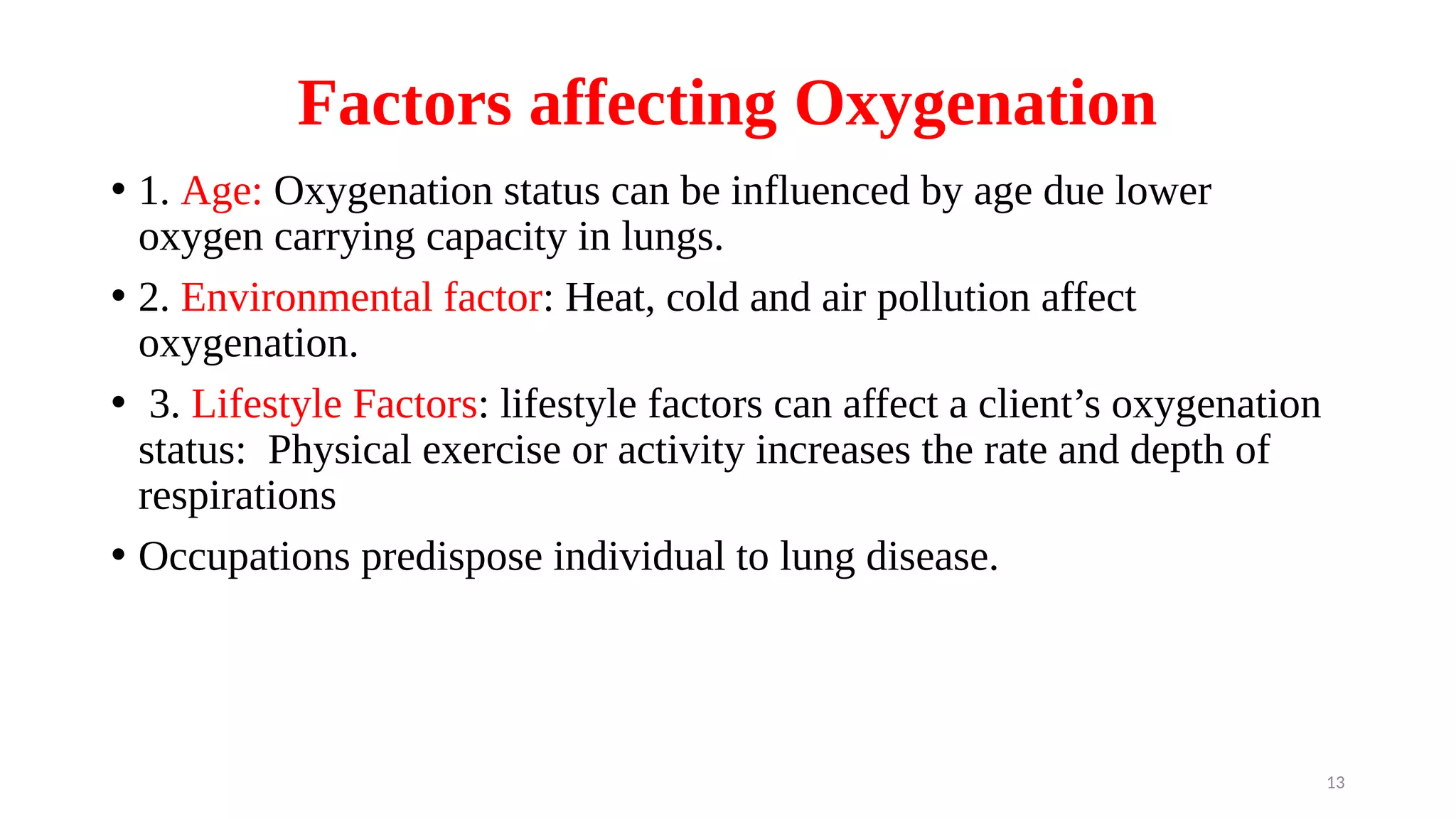 oxygenation ppt Gk | PPT