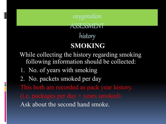 Oxygenation nursing process | PPTX