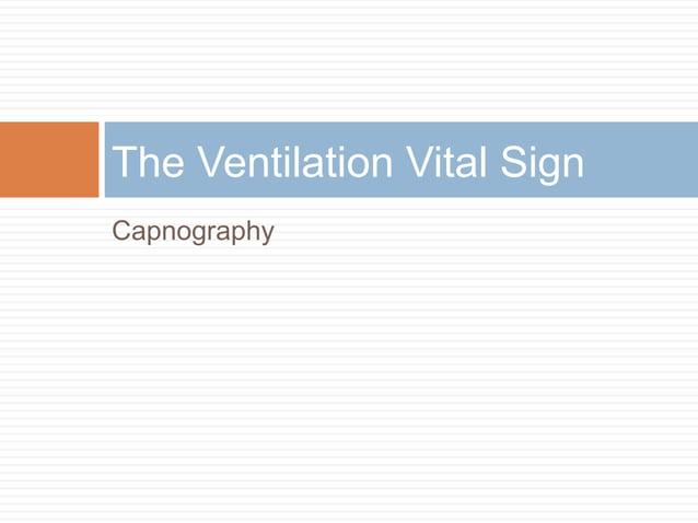Oxygenation and ventilation monitoring | PPT | Lung and Respiratory ...
