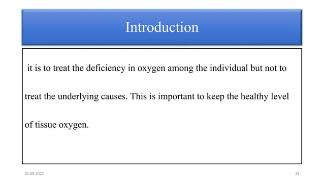 oxygenation needs.pptx | Lung and Respiratory Health | Diseases and Conditions