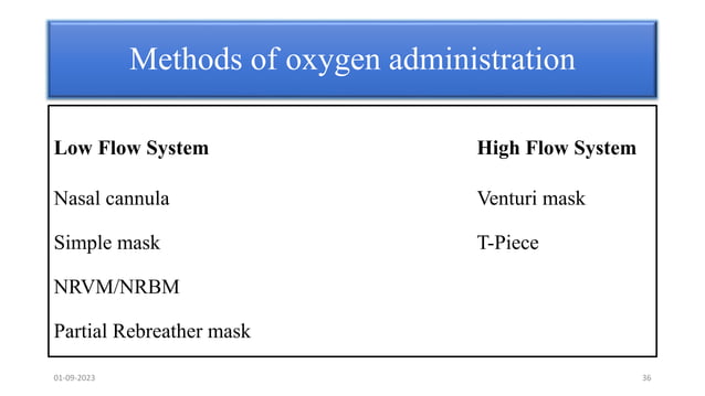 oxygenation needs.pptx | Lung and Respiratory Health | Diseases and Conditions