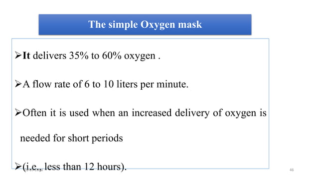 oxygenation needs.pptx | Lung and Respiratory Health | Diseases and Conditions