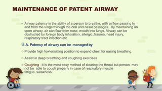 OXYGENATION NEEDS NURSING FOUNDATION 2ND SEM | PPTX