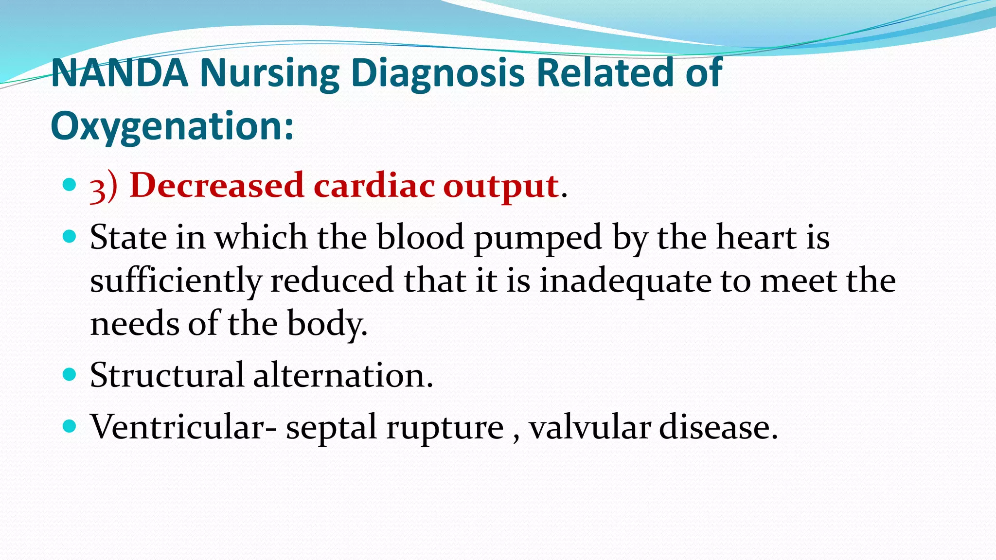 Oxygenation, respiratory function and cardiovascular system | PPTX