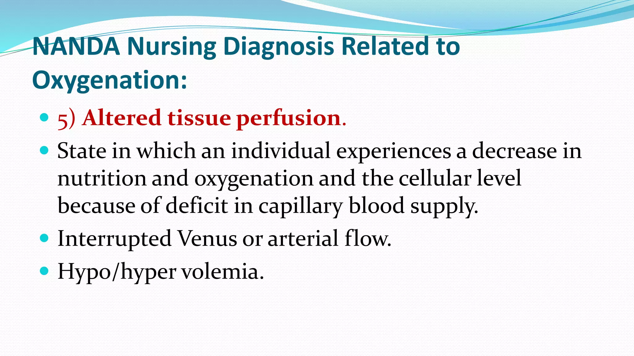 Oxygenation, respiratory function and cardiovascular system | PPTX