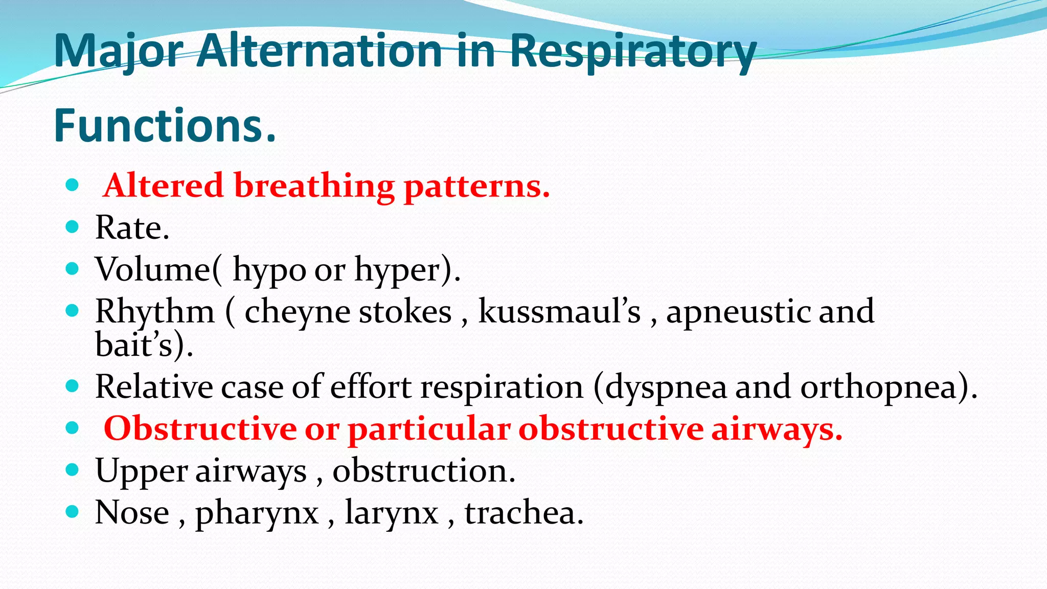 Oxygenation, respiratory function and cardiovascular system | PPTX