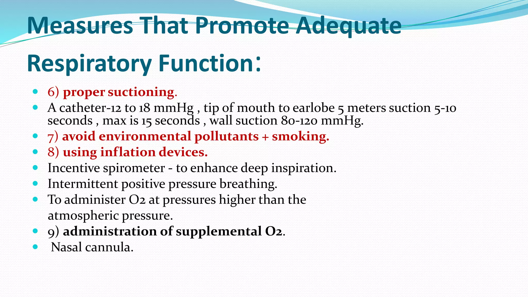 Oxygenation, respiratory function and cardiovascular system | PPTX
