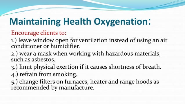 Oxygenation, respiratory function and cardiovascular system | PPTX | Lung and Respiratory Health ...