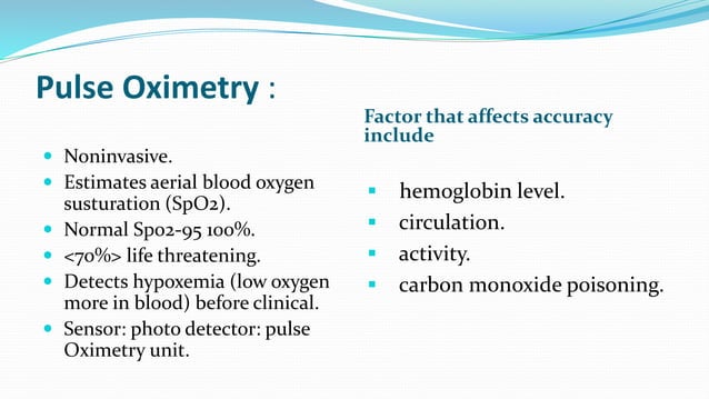Oxygenation, respiratory function and cardiovascular system | PPTX | Lung and Respiratory Health ...