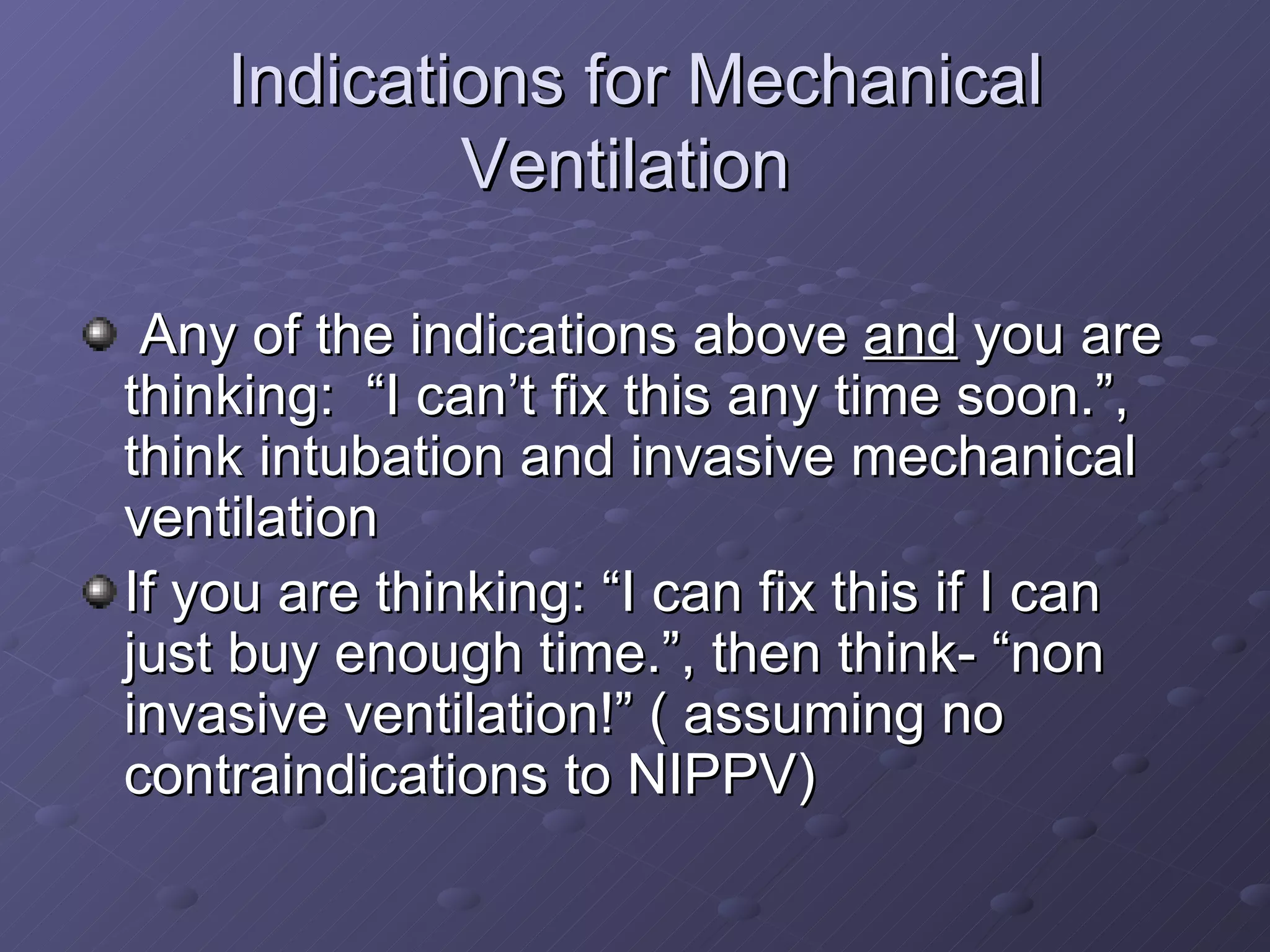 Oxygenation, Ventilation And Ventilator Management In The First 24 ...