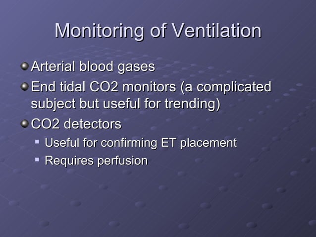 Oxygenation, Ventilation And Ventilator Management In The First 24 ...