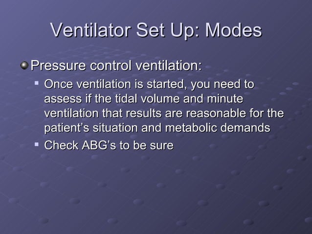 Oxygenation, Ventilation And Ventilator Management In The First 24 ...