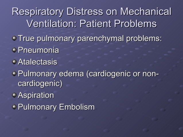 Oxygenation, Ventilation And Ventilator Management In The First 24 ...