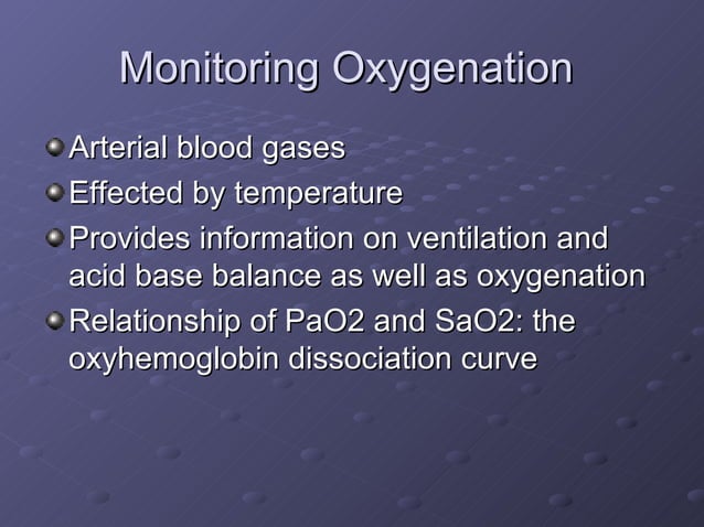 Oxygenation, Ventilation And Ventilator Management In The First 24 ...