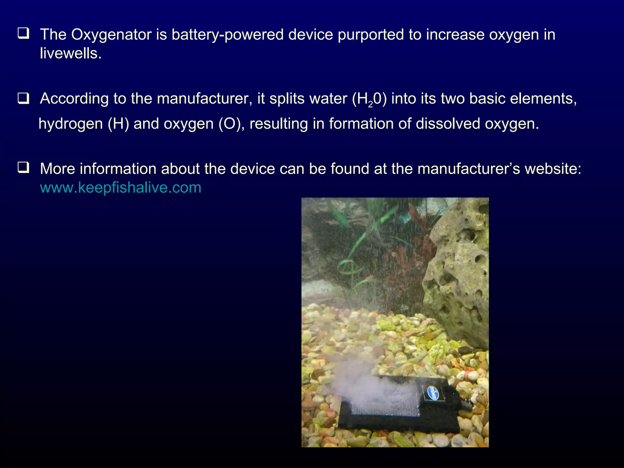 The Oxygenator, how effective is it? | PPT