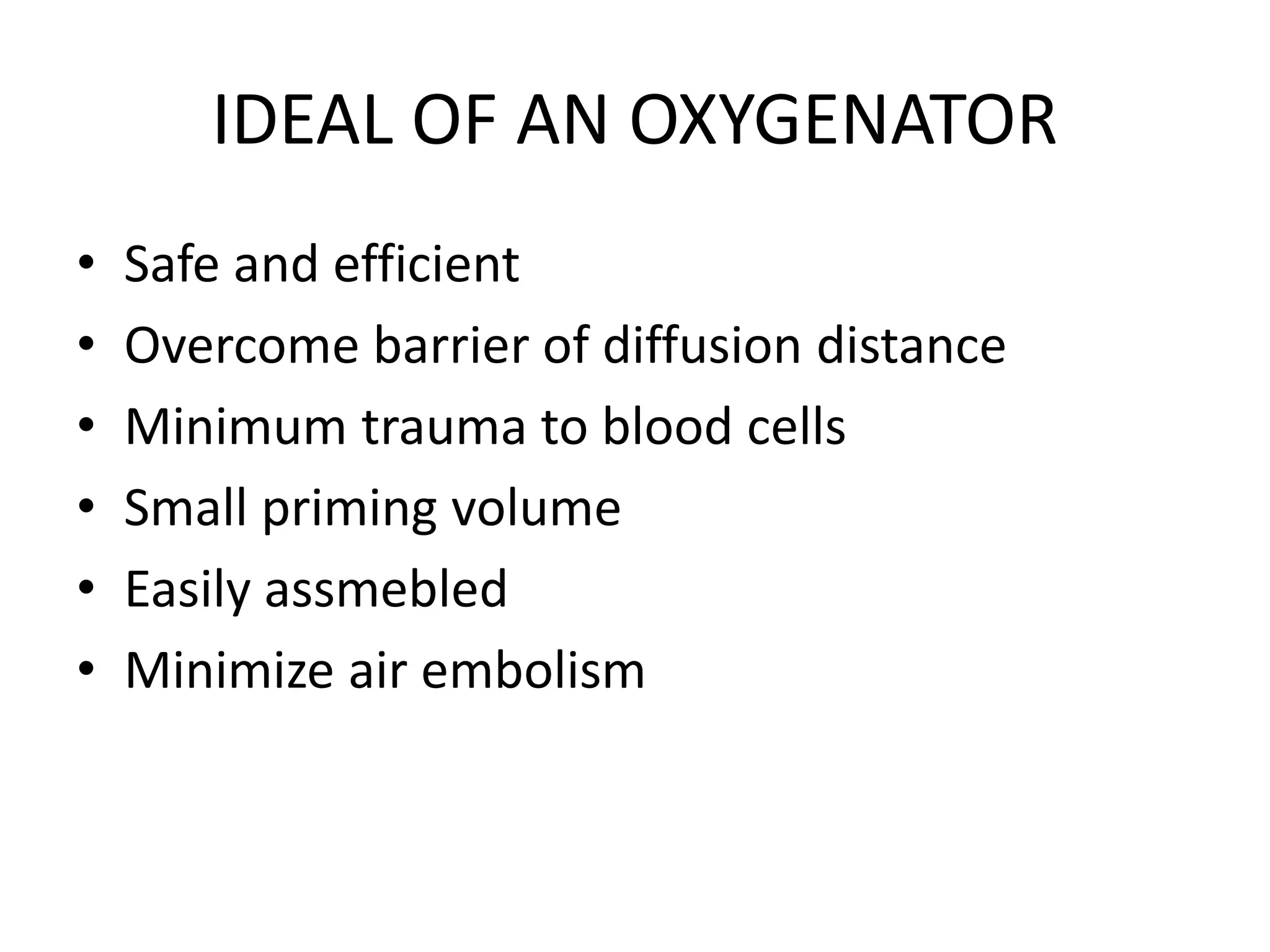 Oxygenators | PPTX