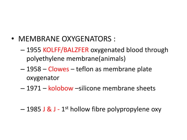 Oxygenators | PPTX | Lung and Respiratory Health | Diseases and Conditions