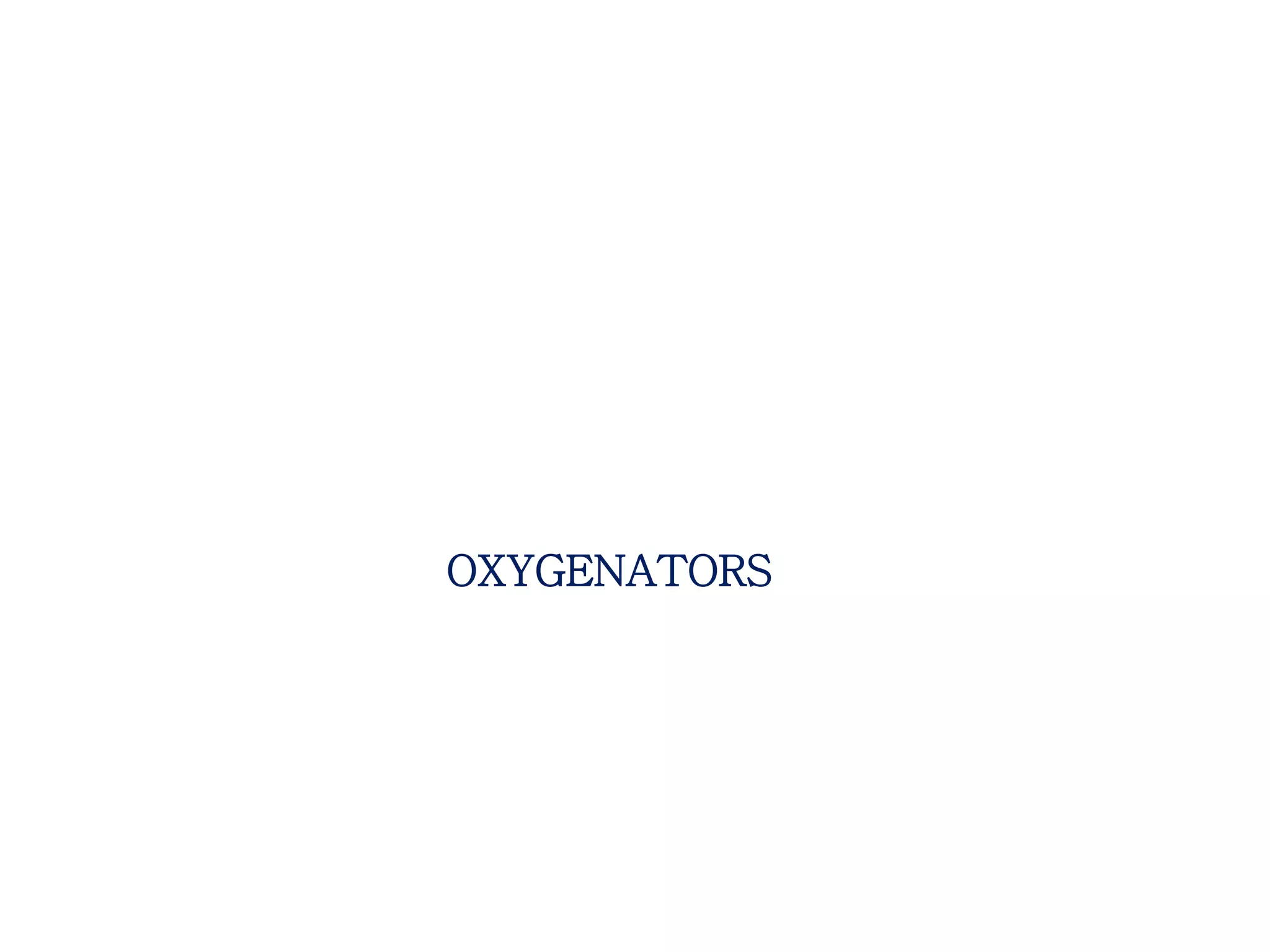 Oxygenators | PPT