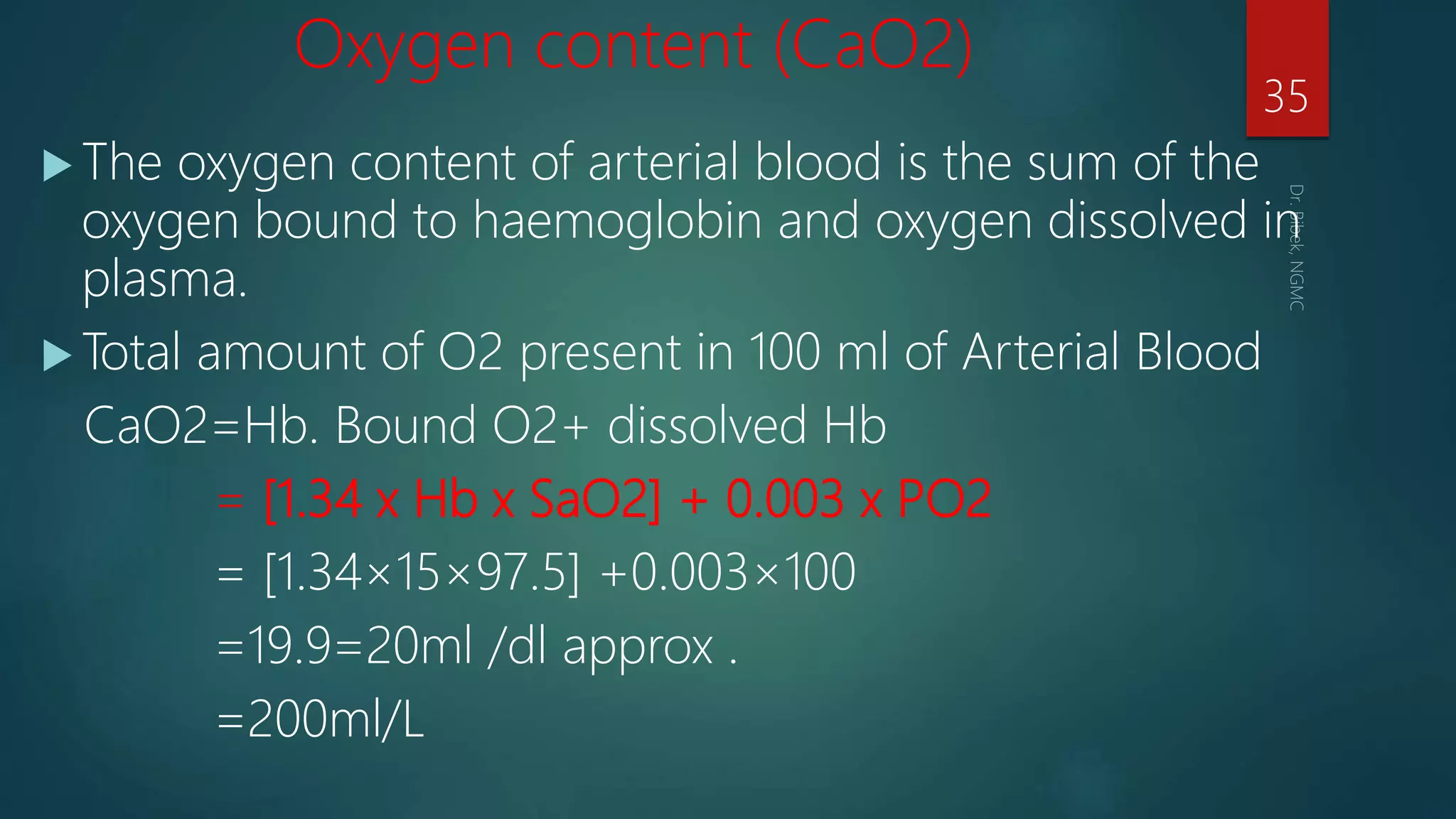 Oxygen cascade | PPTX