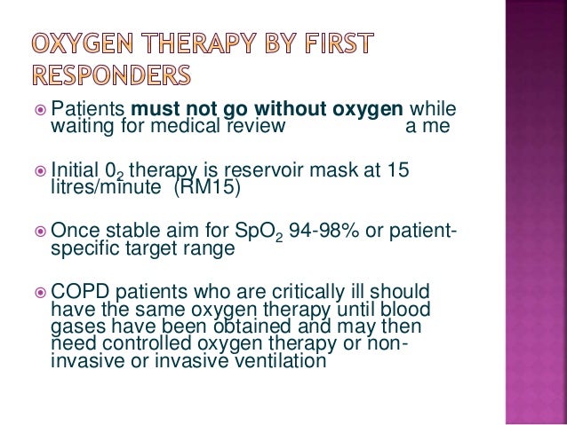Oxygen cascade & therapy