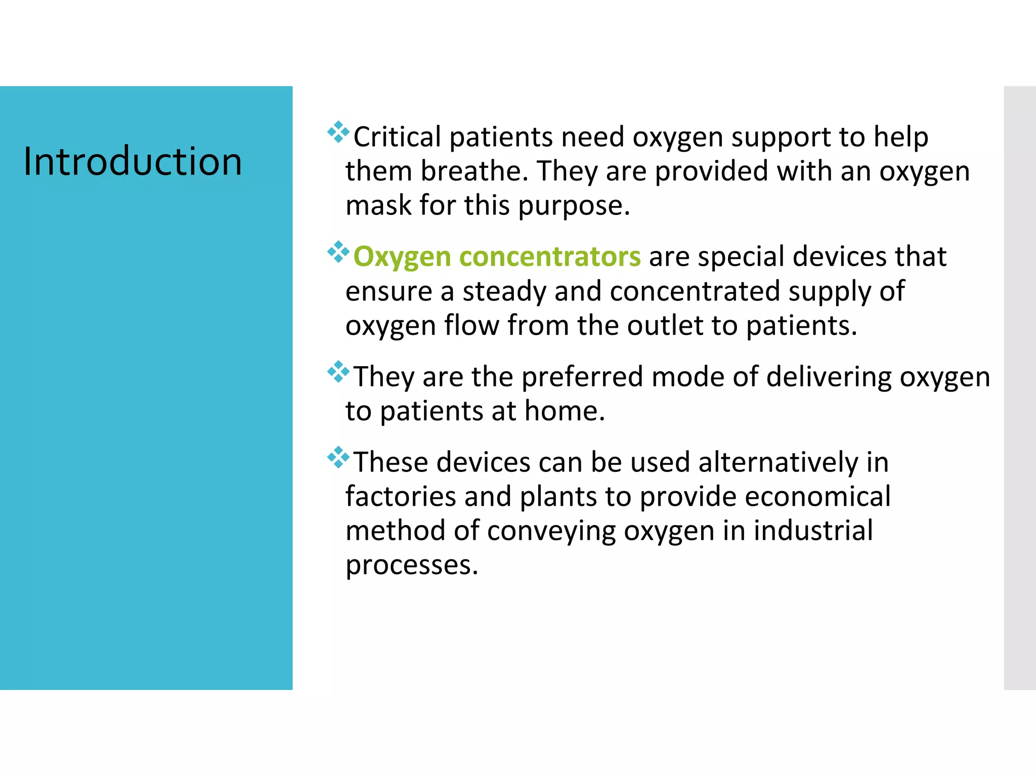 Oxygen Concentrator- How Does It Work | PPT