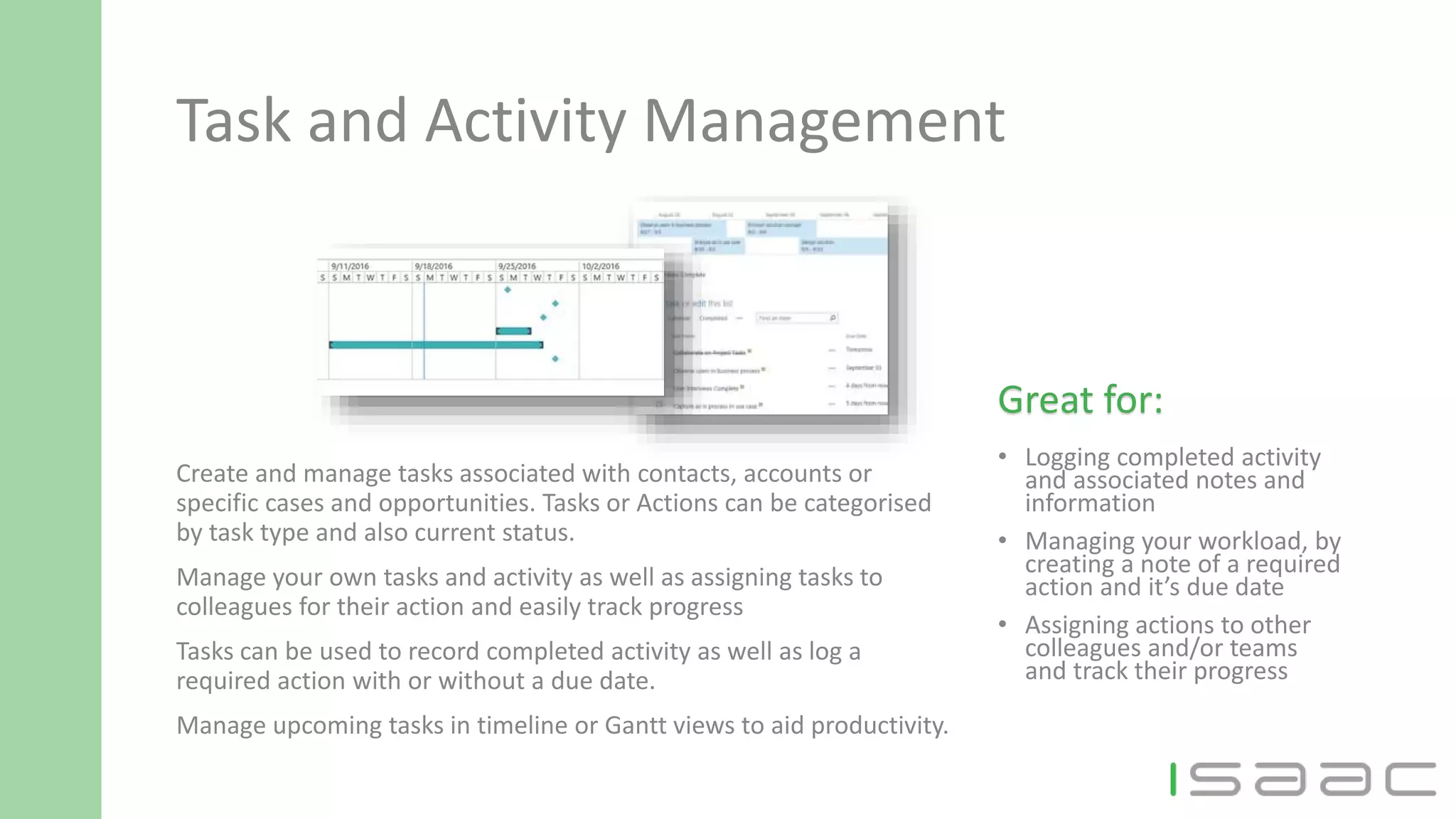 Collaborative CRM Solution for Office 365 - Oxygen from ISAAC | PPT
