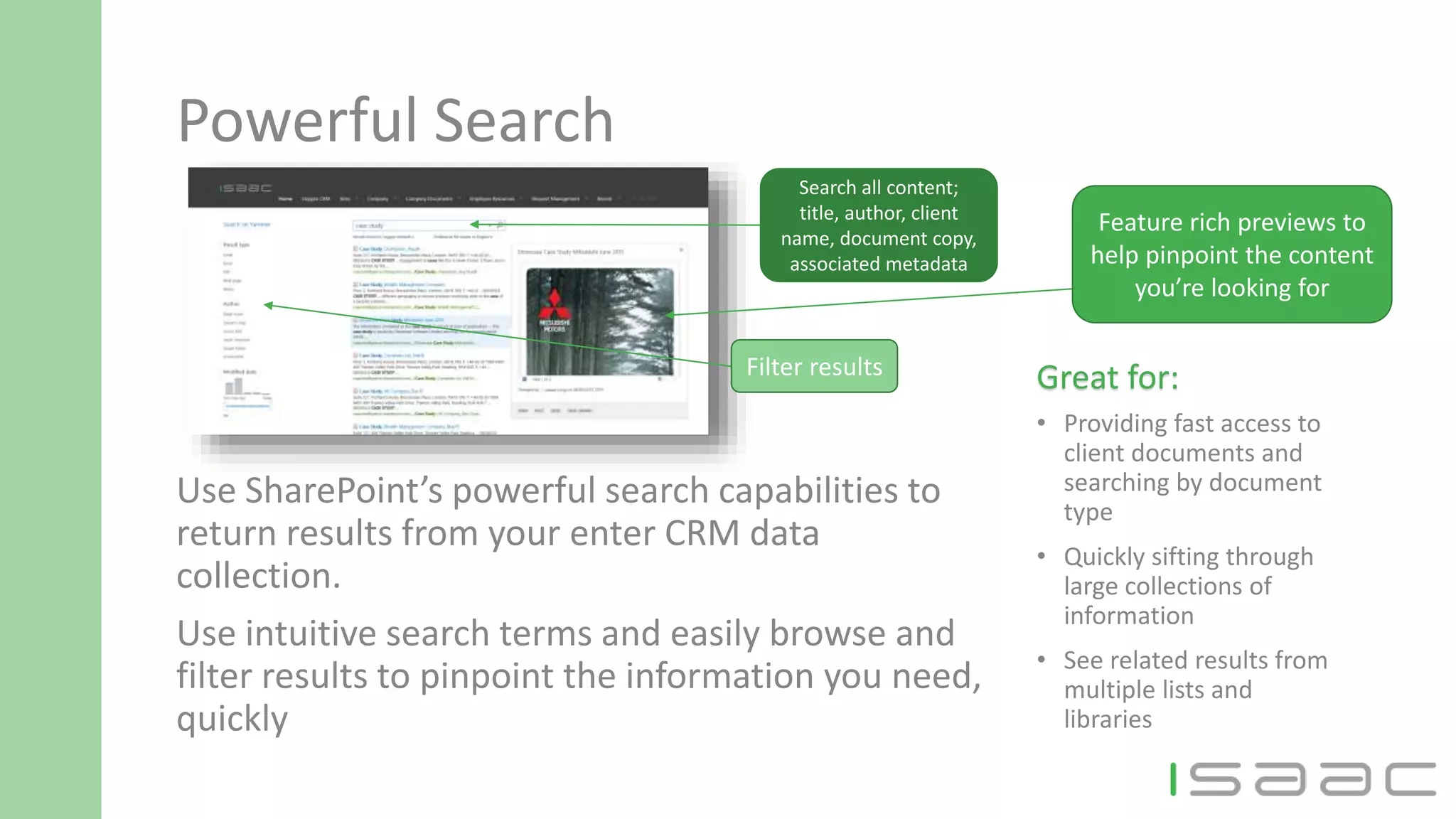 Collaborative CRM Solution for Office 365 - Oxygen from ISAAC | PPT