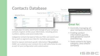 Collaborative CRM Solution for Office 365 - Oxygen from ISAAC | PPSX