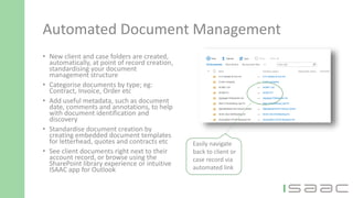 Collaborative CRM Solution for Office 365 - Oxygen from ISAAC | PPSX