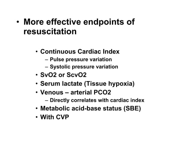 Oxygen delivery and consumption in critical care | PPT