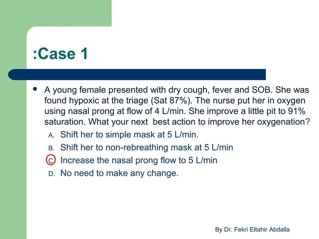 Oxygen delivery devices | PPT