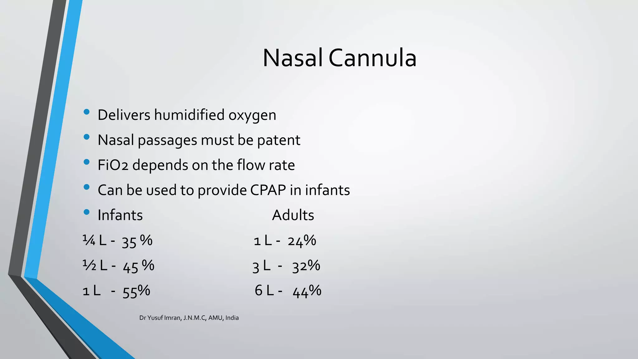 Oxygen delivery devices | PPTX