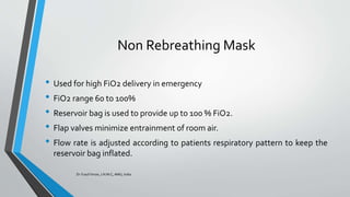 Oxygen delivery devices | PPTX