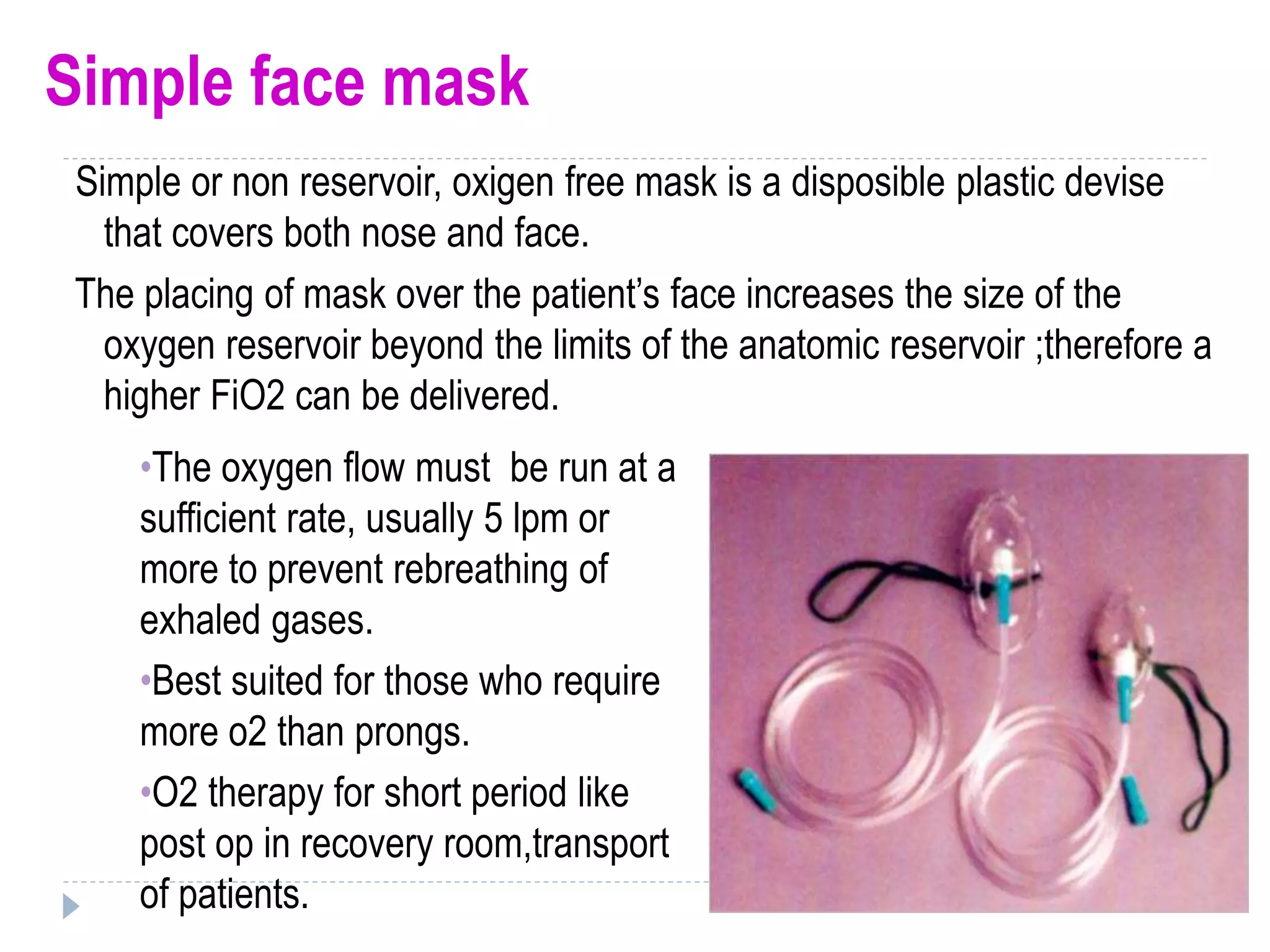 Oxygen delivery devices | PPTX