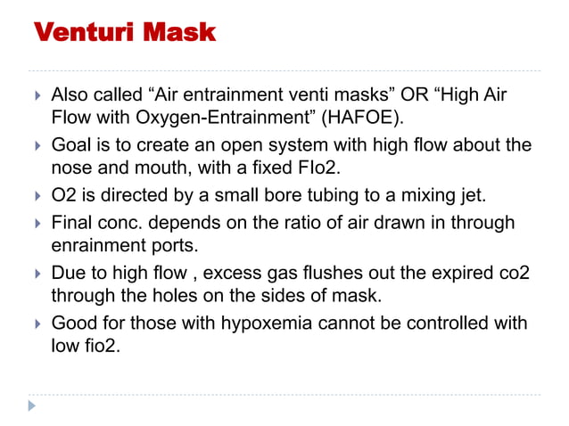 Oxygen delivery devices | PPTX | Ear, Nose and Throat Conditions ...