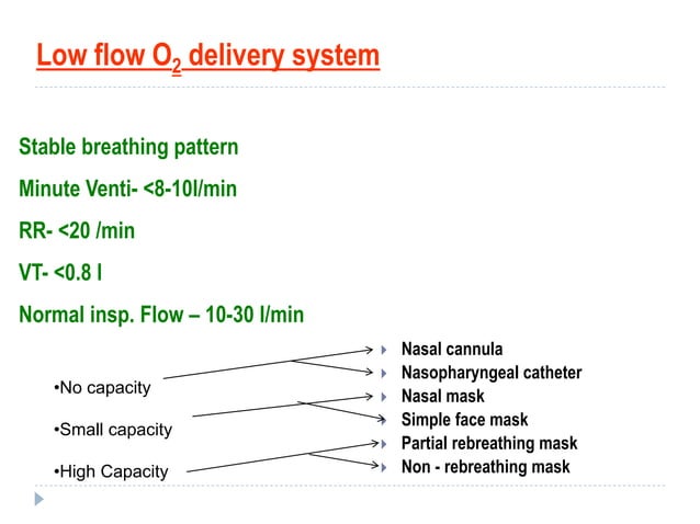 Oxygen delivery devices | PPTX | Ear, Nose and Throat Conditions ...