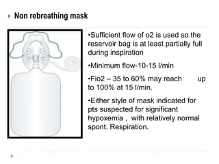 Difference Between Partial Rebreather Mask And Non Rebreather Mask