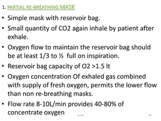 Oxygen delivery instrument and devices | PPTX