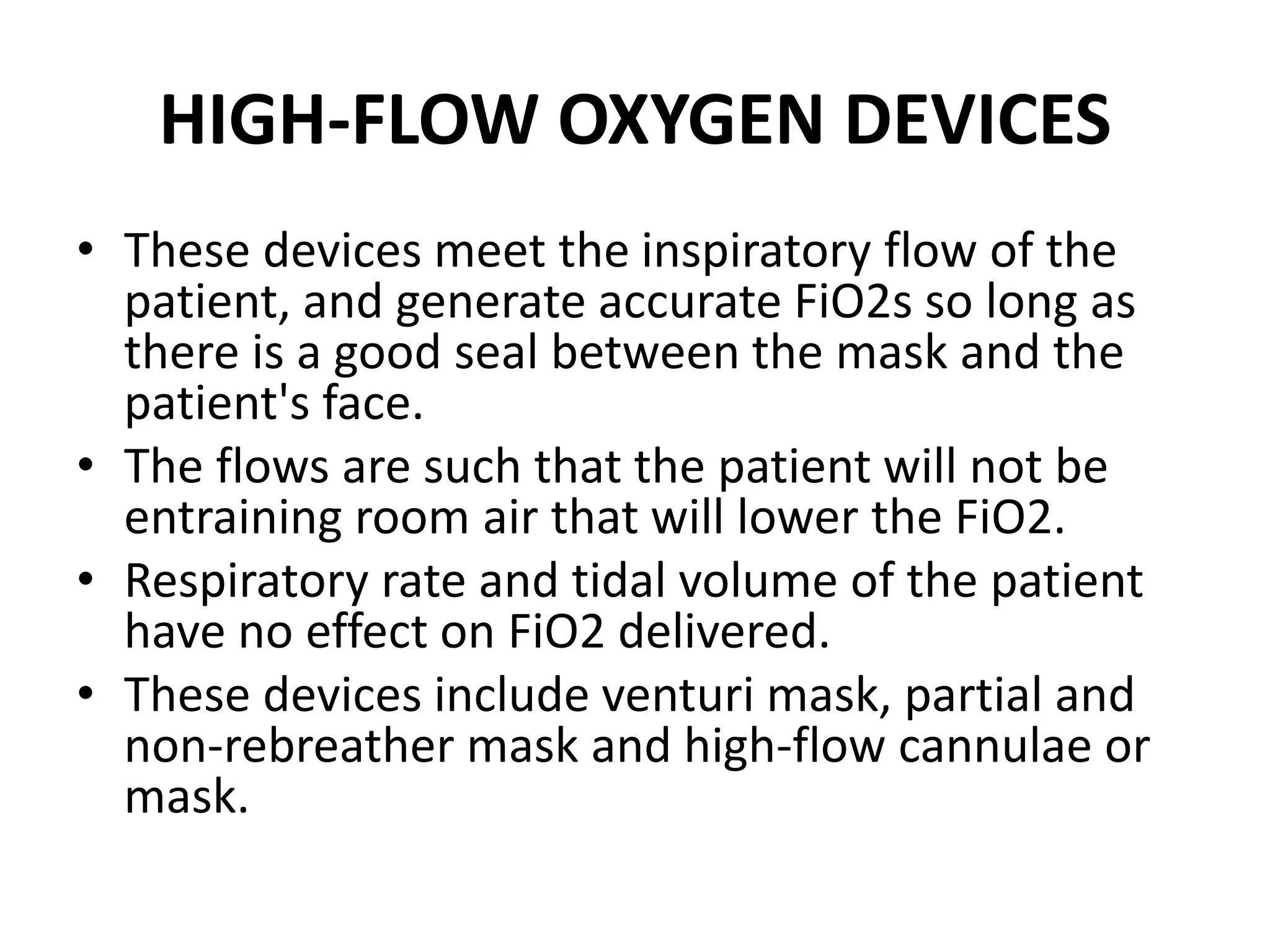 Oxygen delivery system | PPTX