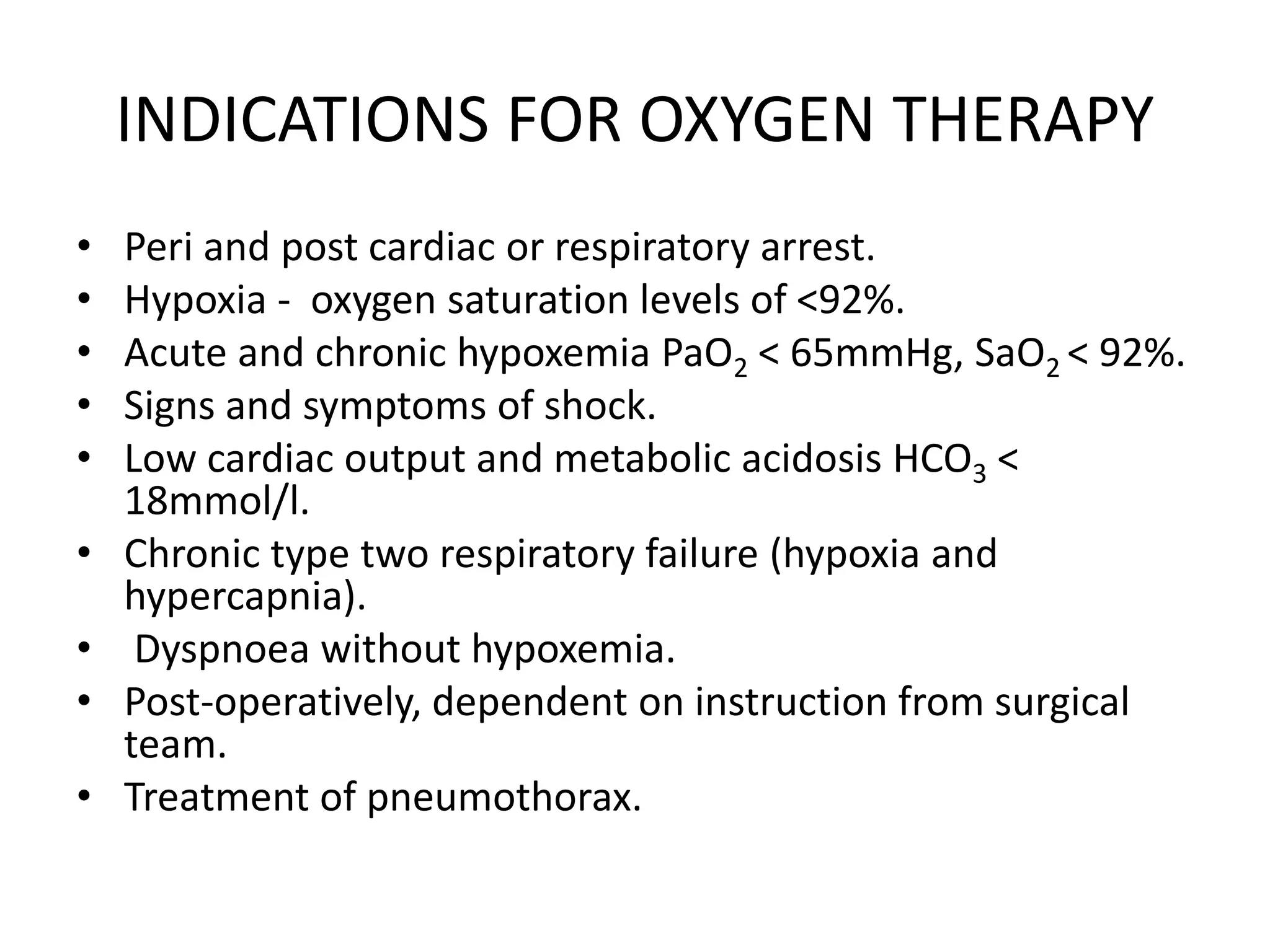 Oxygen delivery system | PPTX