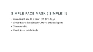 Oxygen delivery systems BASICS | PPTX | Lung and Respiratory Health ...