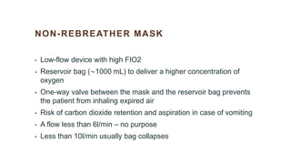 Oxygen delivery systems BASICS | PPTX | Lung and Respiratory Health ...