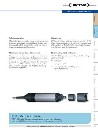 Oxygen do measurement wtw | PDF | Chemistry | Science
