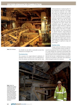 Oxygen enrichment at steetley dolomite | PDF