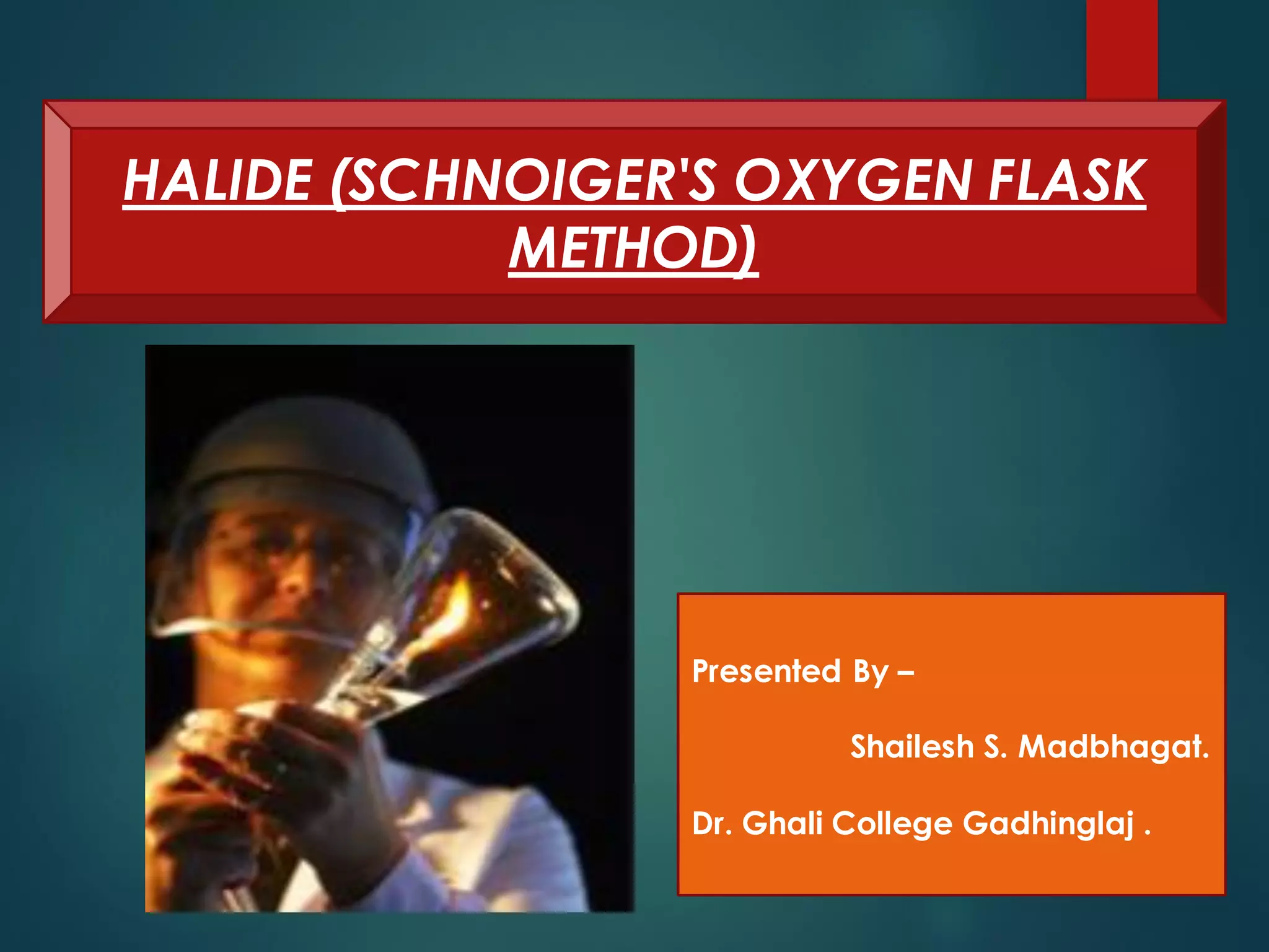 Oxygen flask combustion method ppt.pdf